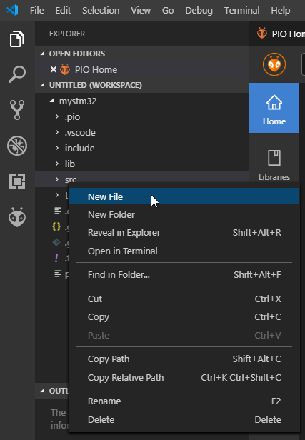 makers - STM32(Cortex-M3) LED Blink with PlatformIO