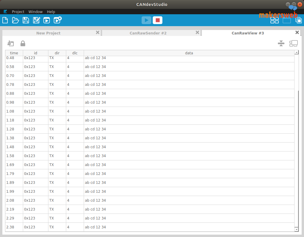 makers - CANdevStudio 를 사용하여 CAN 네트워크 시뮬레이션