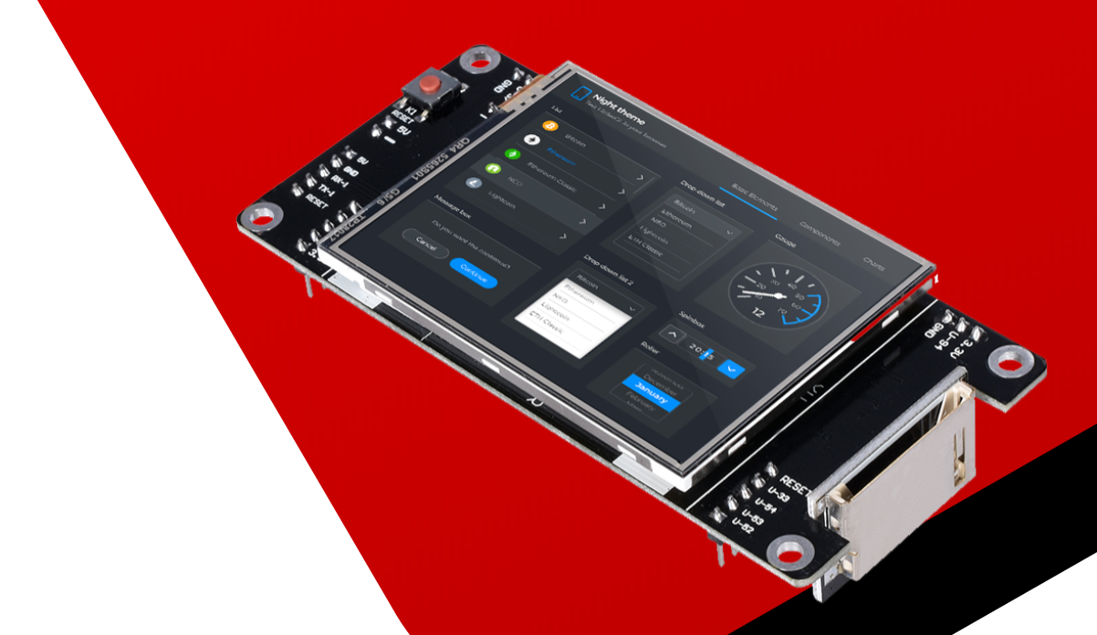 makers - 가볍고 쉬운 임베디드용 그래픽 라이브러리 - LVGL