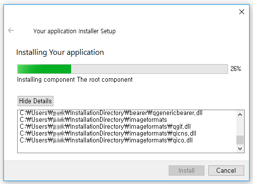 makers - Qt Installer Framework - 패키징, 설치프로그램 제작