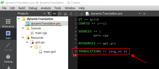 makers - QML에서 동적으로 텍스트 다국어 처리