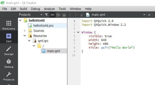 Makers 초보자를 위한 첫번째 프로젝트 Qml로 만드는 Hello World