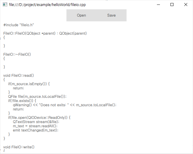 makers - C++로 작성한 클래스를 QML에서 생성