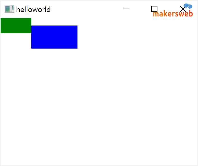 makers - QML에서 앵커(anchors)로 위치 지정